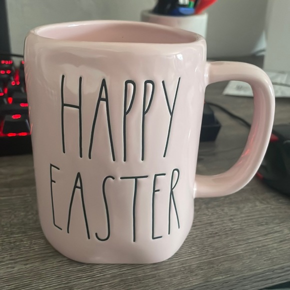 Rae Dunn | Kitchen | Rae Dunn Coffee Mug Happy Easter Light Pink | Poshmark